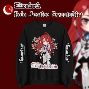 Elizabeth Rose Bloodflame Holo Justice Hololive Fan Name Unisex ...