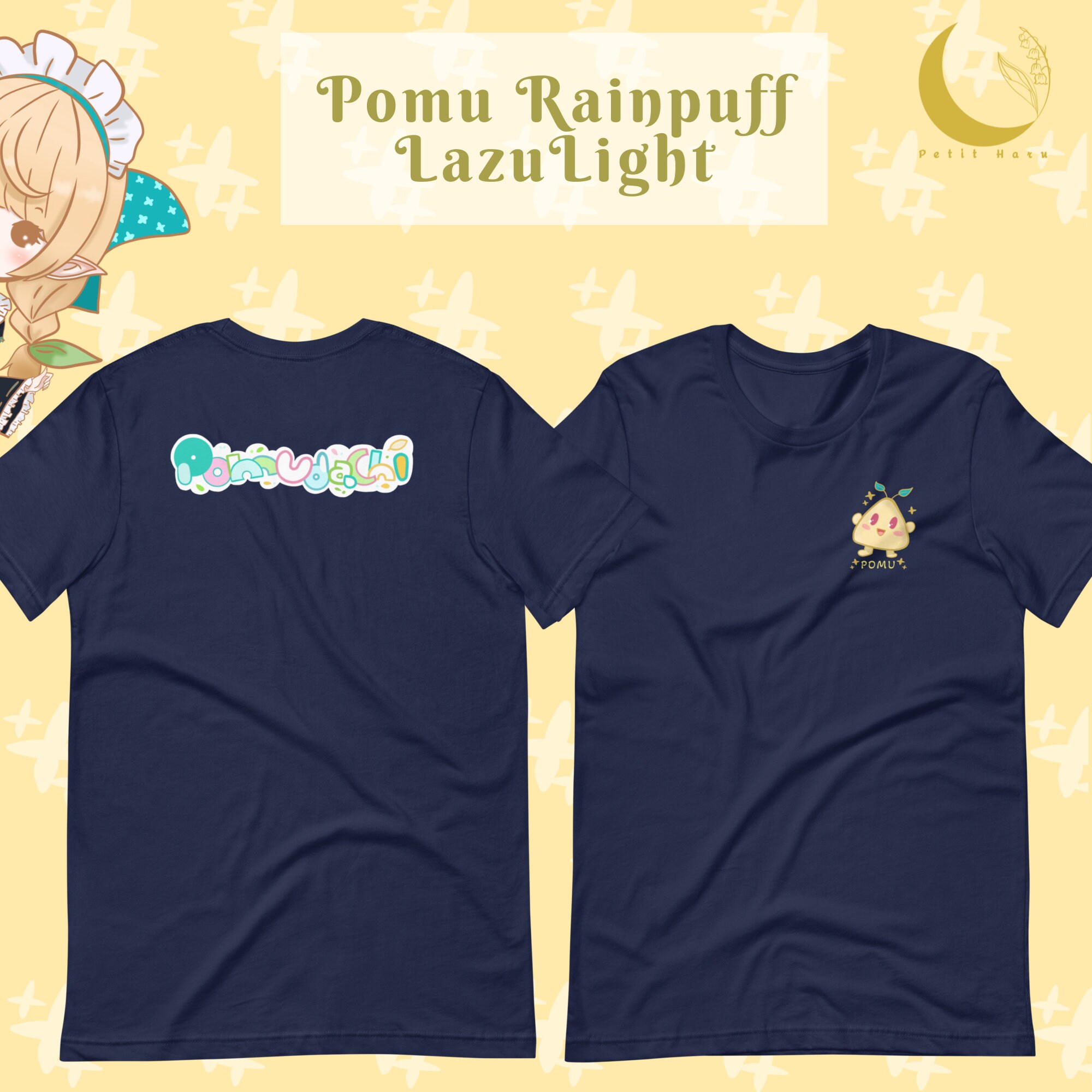 Pomu Rainpuff Nijisanji EN Lazulight Pomudachi Unisex T-shirt - Etsy