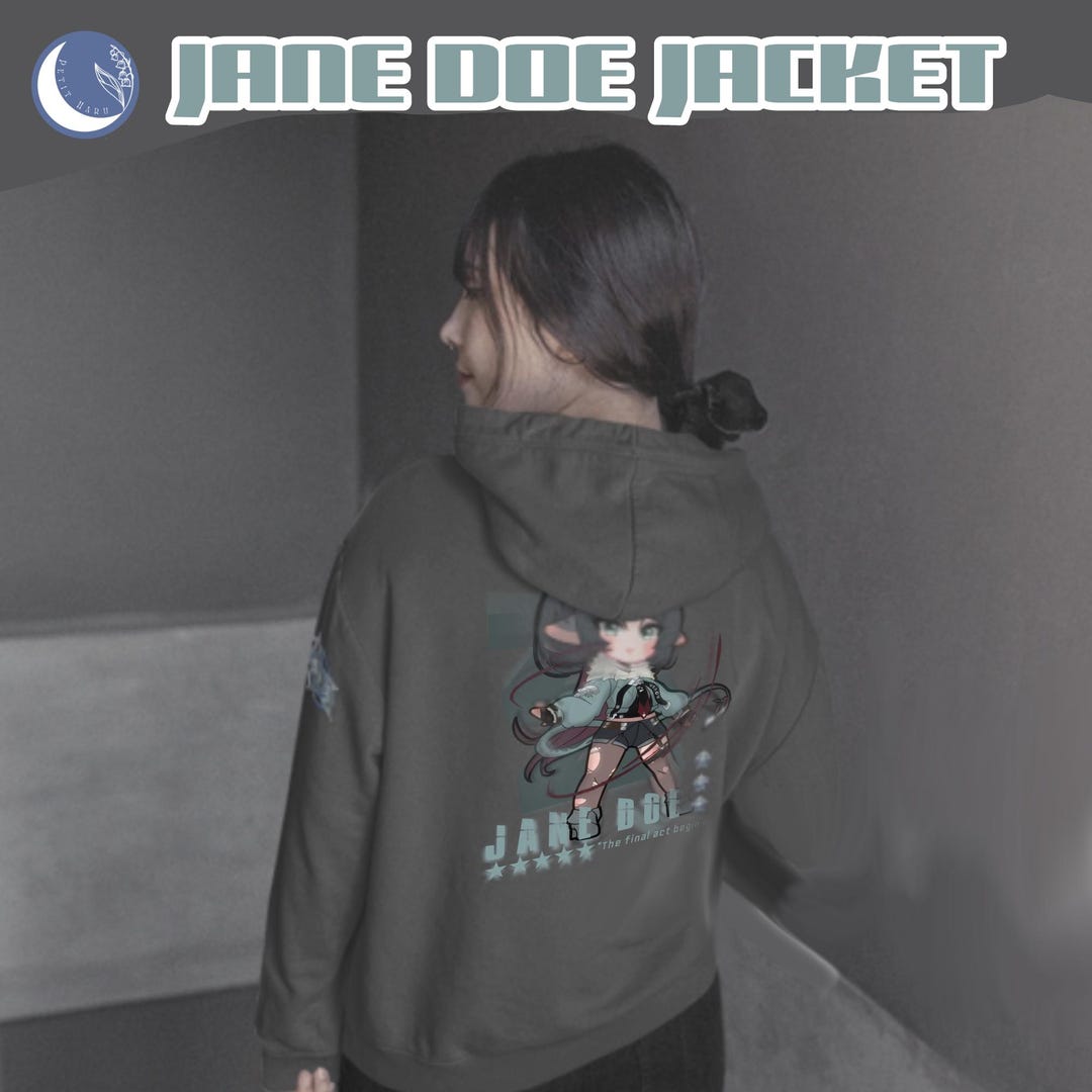 Jane Doe ZZZ Zenless Zone Zero Fanart Unisex Heavy Blend Zip Hoodie ...