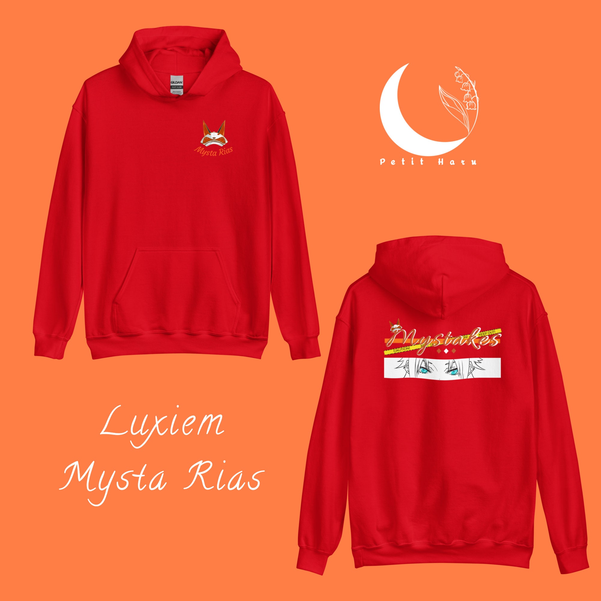 Mysta Rias Merch Nijisanji Luxiem Mystakes Manga Style Unisex - Etsy