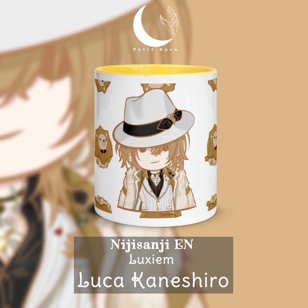 Nijisanji EN Luca Kaneshiro Luxiem Fan Made Merch Mug With Yellow ...