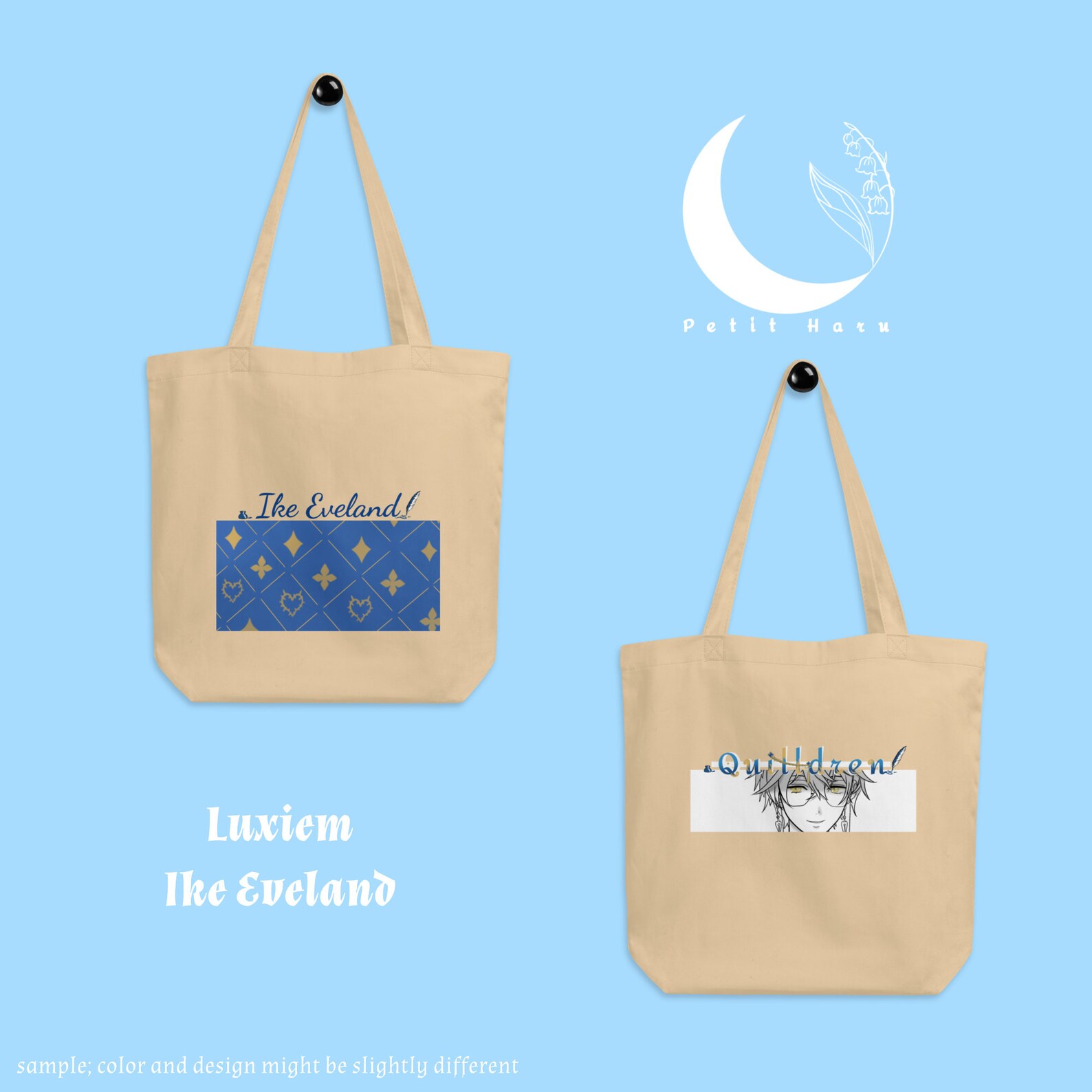 Ike Eveland Nijisanji Luxiem Merch Quilldren Eco Tote Bag - Etsy Australia