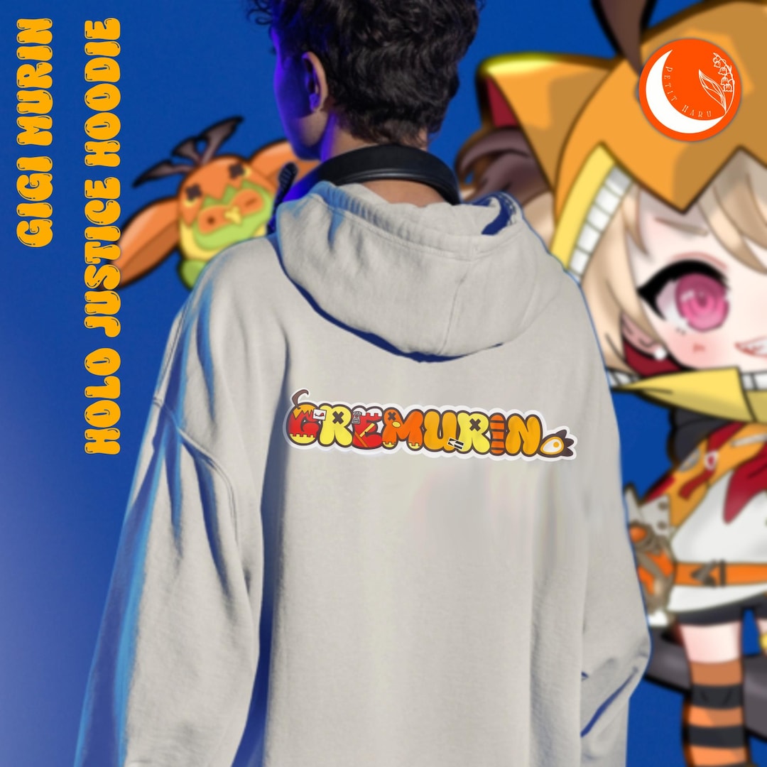 Gigi Murin Holo Justice Hololive Fan Name Unisex Hoodie - Etsy
