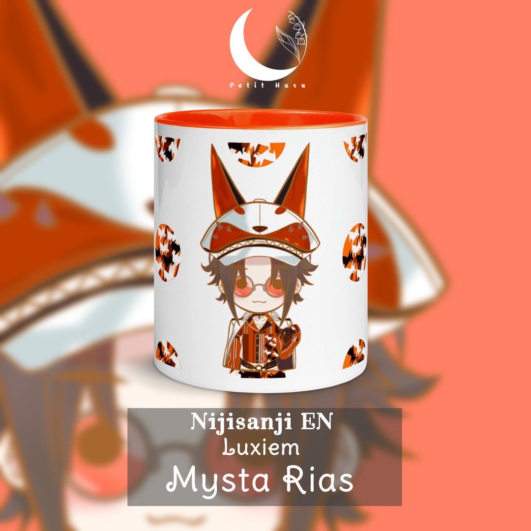 Nijisanji EN Mysta Rias Luxiem Fan Made Merch Mug With Orange Color ...