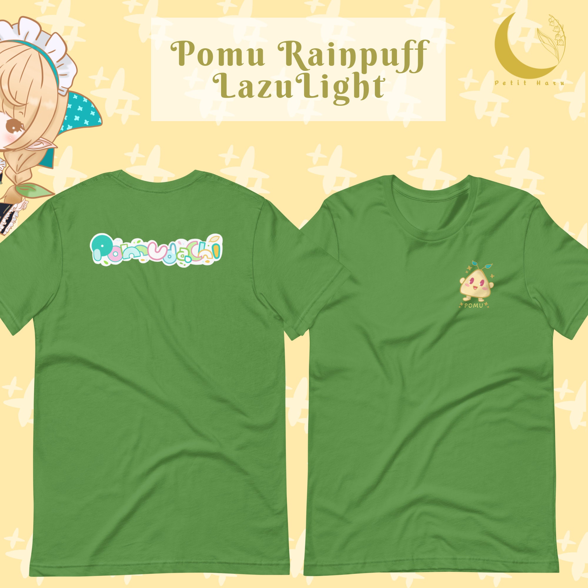 Pomu Rainpuff Nijisanji EN Lazulight Pomudachi Unisex T-shirt - Etsy