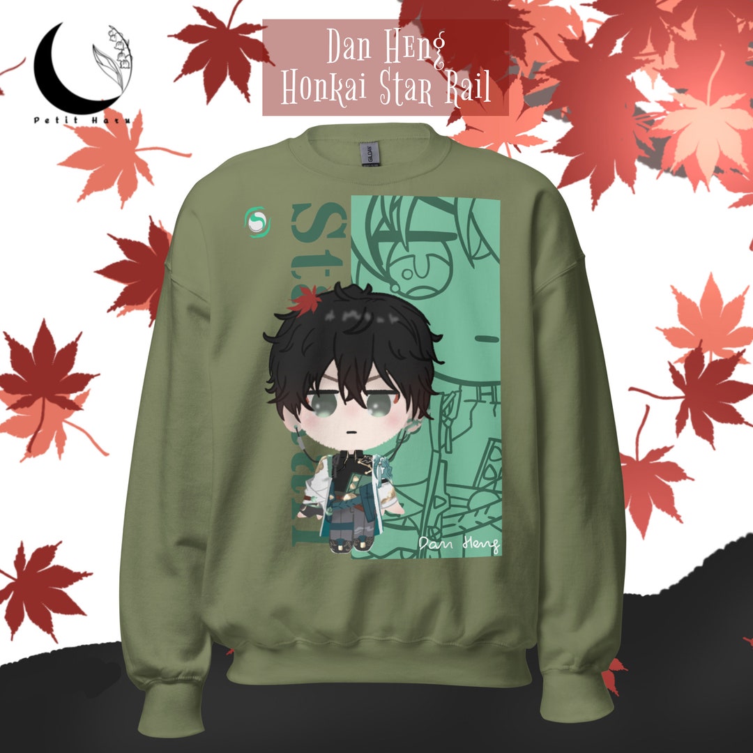 Dan Heng Honkai Star Rail Fan Made Merch Unisex Sweatshirt Langarm ...