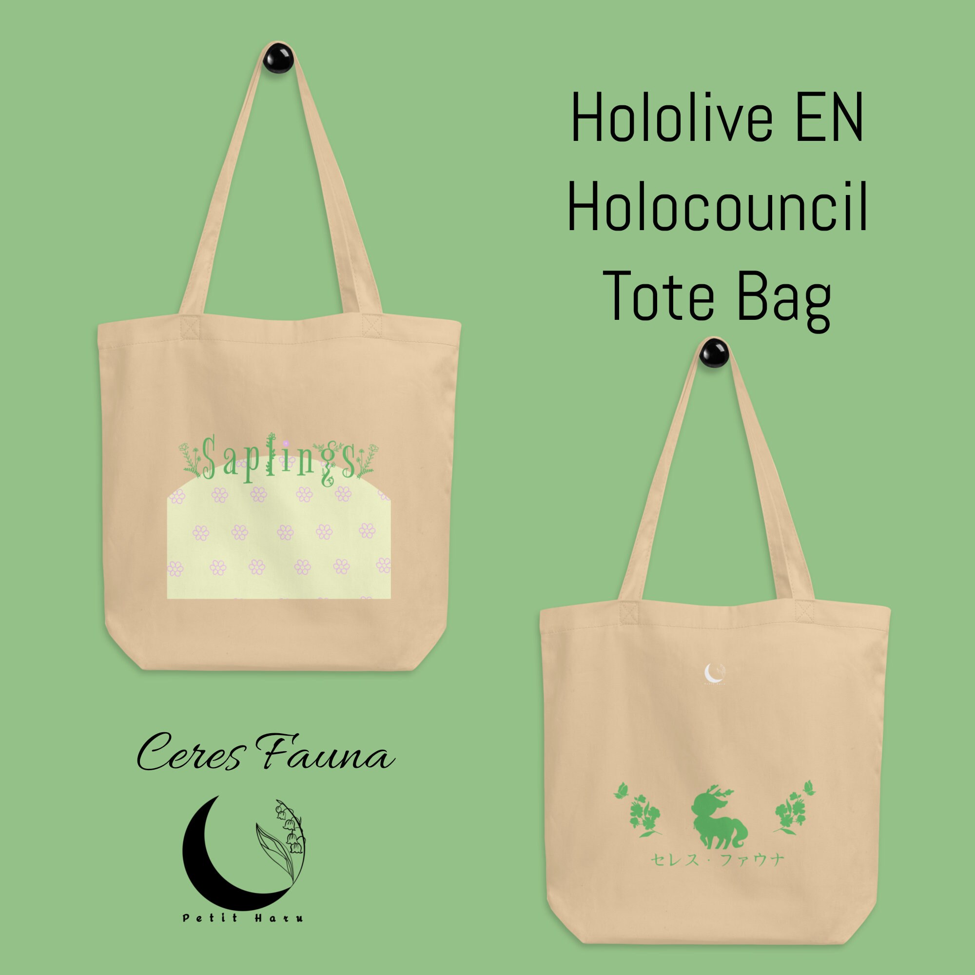 Ceres Fauna Merch Hololive Holocouncil Eco Tote Bag - Etsy
