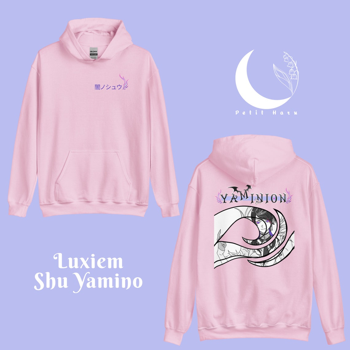 Shu Yamino Merch Nijisanji Luxiem Yaminion Unisex Hoodie - Etsy