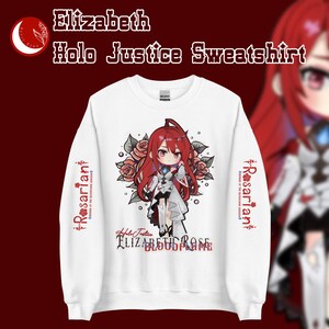 Elizabeth Rose Bloodflame Holo Justice Hololive Fan Name Unisex ...