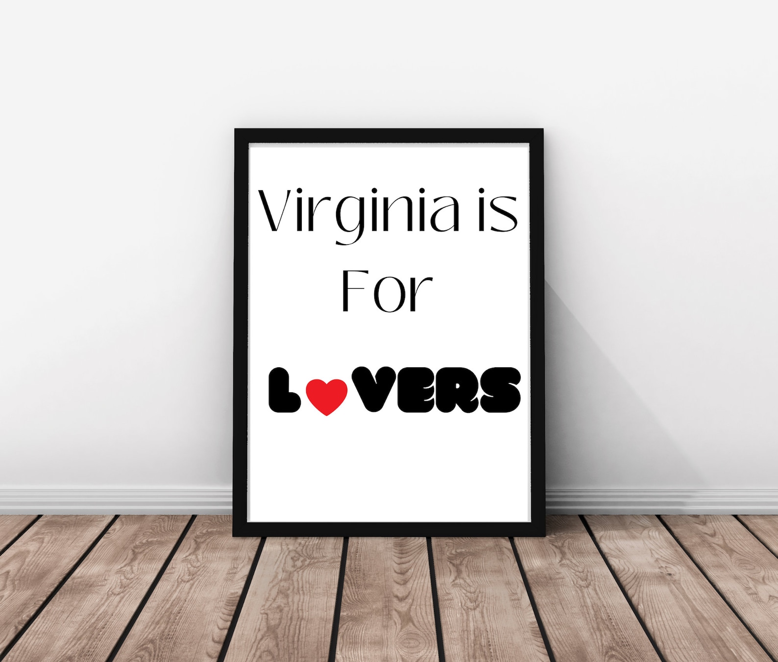 Virginia is for Lovers Printable Wall Quote - Etsy