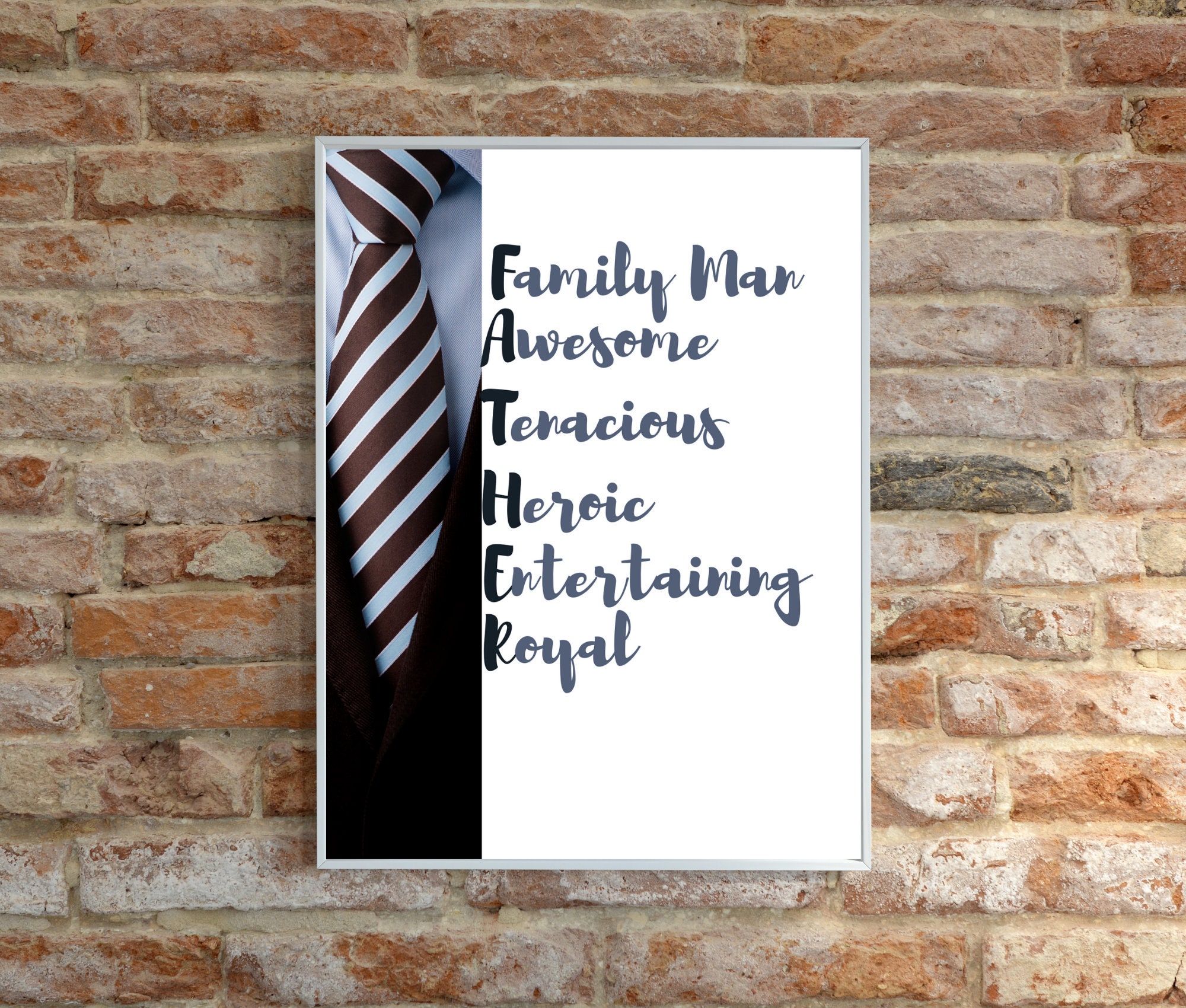 Father Acronym Printable Gift for Father's Day - Etsy