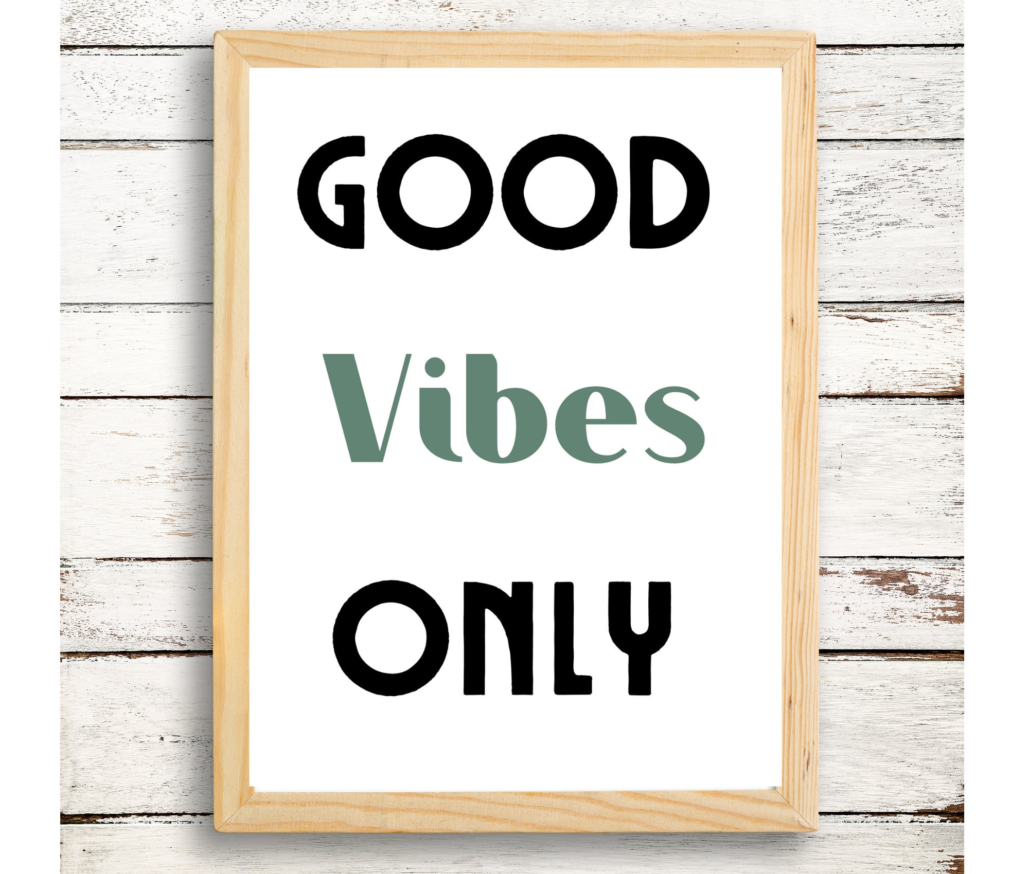 Good Vibes Only Print Arte tipográfico, buenas vibraciones imprimibles ...