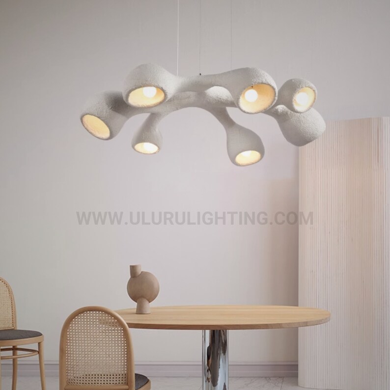 Wabi Sabi Pendant Light Unique Japanese Style Chandelier for Kitchen ...