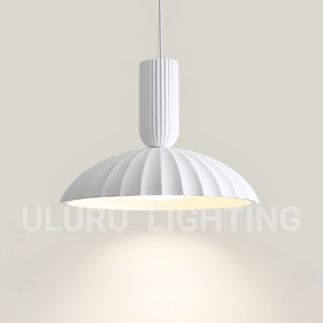 Plaster White Pendant Light Nordic, Pendant Light for Living Room ...