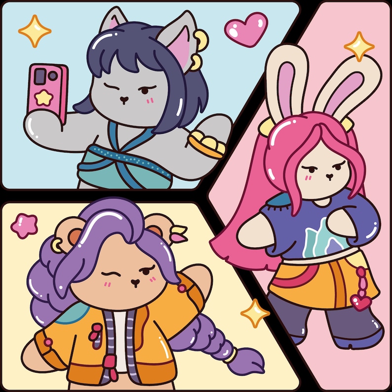 K-pop Demon Hunters Coloring Pages for K-pop Fans: 40 Illustrations, No ...