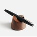 Handmade Single Pen Stand for Desktop,wood Pen Holder Display,vertical ...