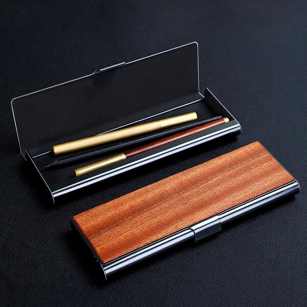 Wood Pencil Box - Etsy