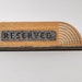 Reserved Sign for Horeca, Wooden Table Sign, Restaurant Table Sign ...