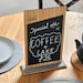 A5 Size Wood and Acrylic Menu Stand, Tabletop Menu, Menu With Logo ...