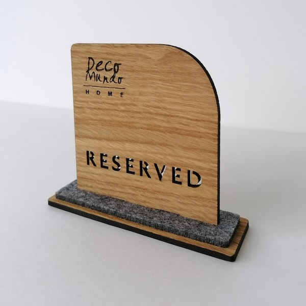 Shop Reserved Table Sign - Etsy