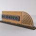 Reserved Sign for Horeca, Wooden Table Sign, Restaurant Table Sign ...