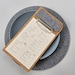 A5 or A4 Size Wooden Menu Clipboard for Hotels, Restaurants, Cafes ...