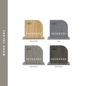 Personalized Reserved Sign for Restaurants and Bars, Custom Wooden ...