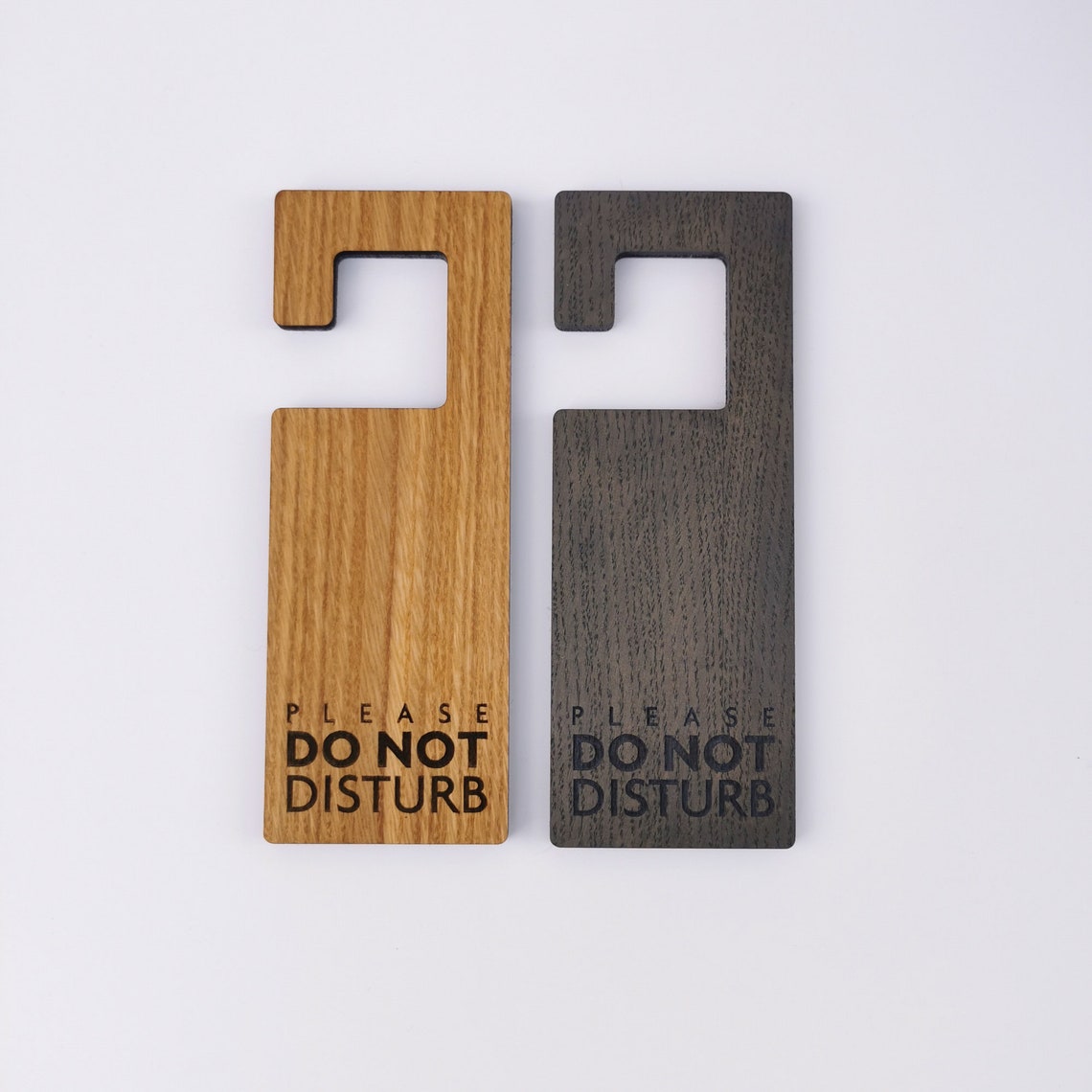 Gray Wood and Felt Door Sign for Hotel Minimalist Design - Etsy