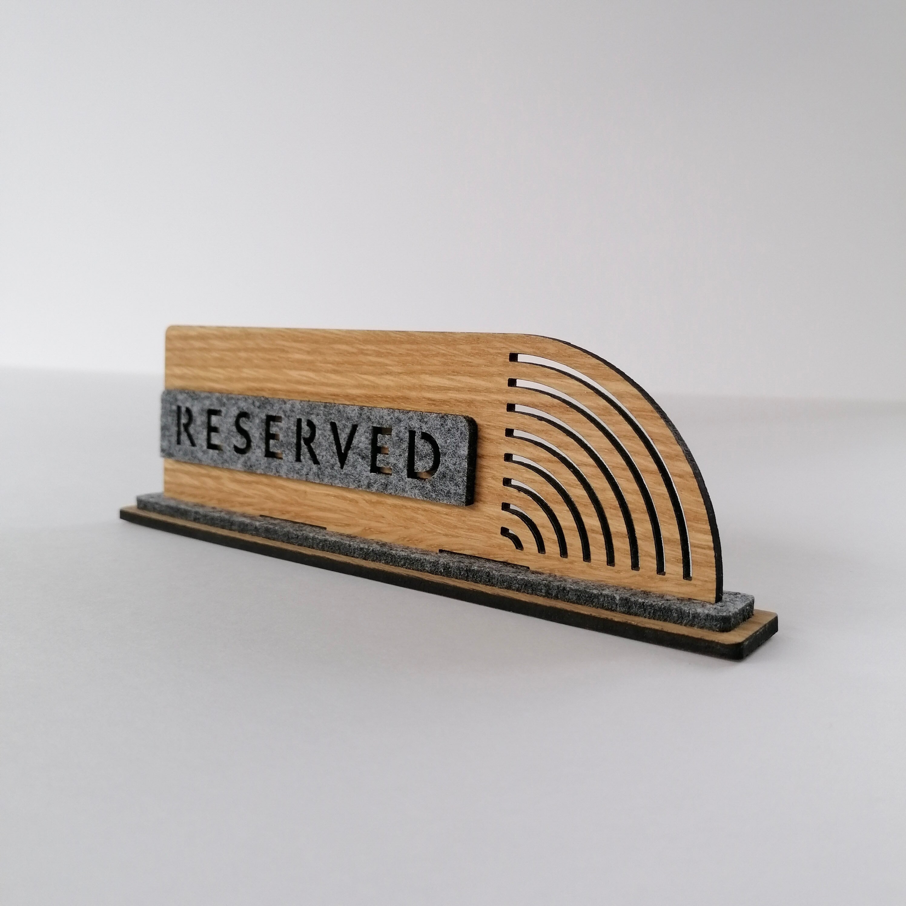 Reserved Sign for Horeca, Wooden Table Sign, Restaurant Table Sign ...