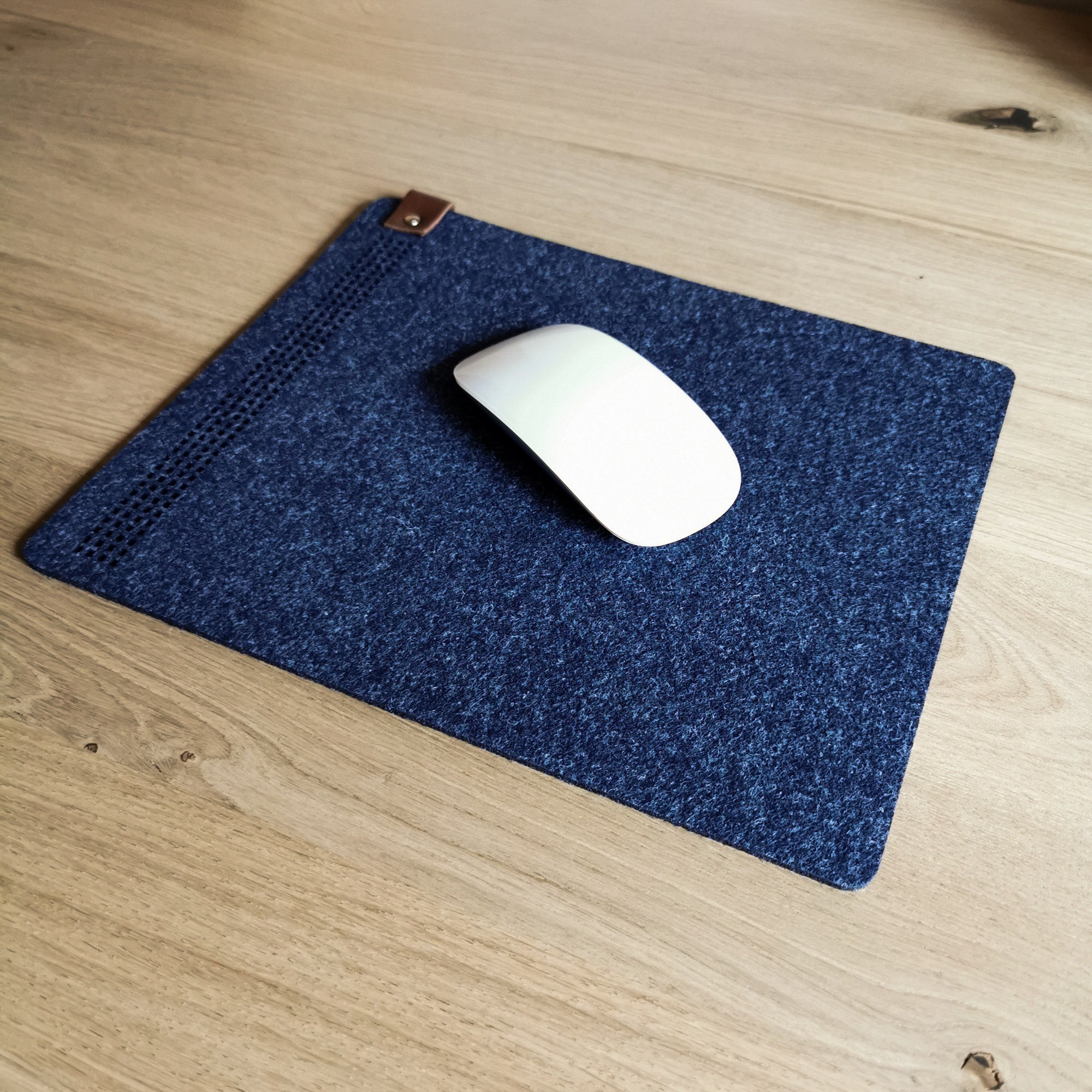 Impregnated Felt Mouse Pad With Laser-cut Squares Stylish - Etsy