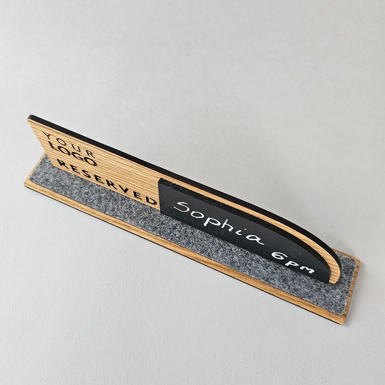 Personalized Wooden Table Reserved Chalkboard Sign for Restaurants ...