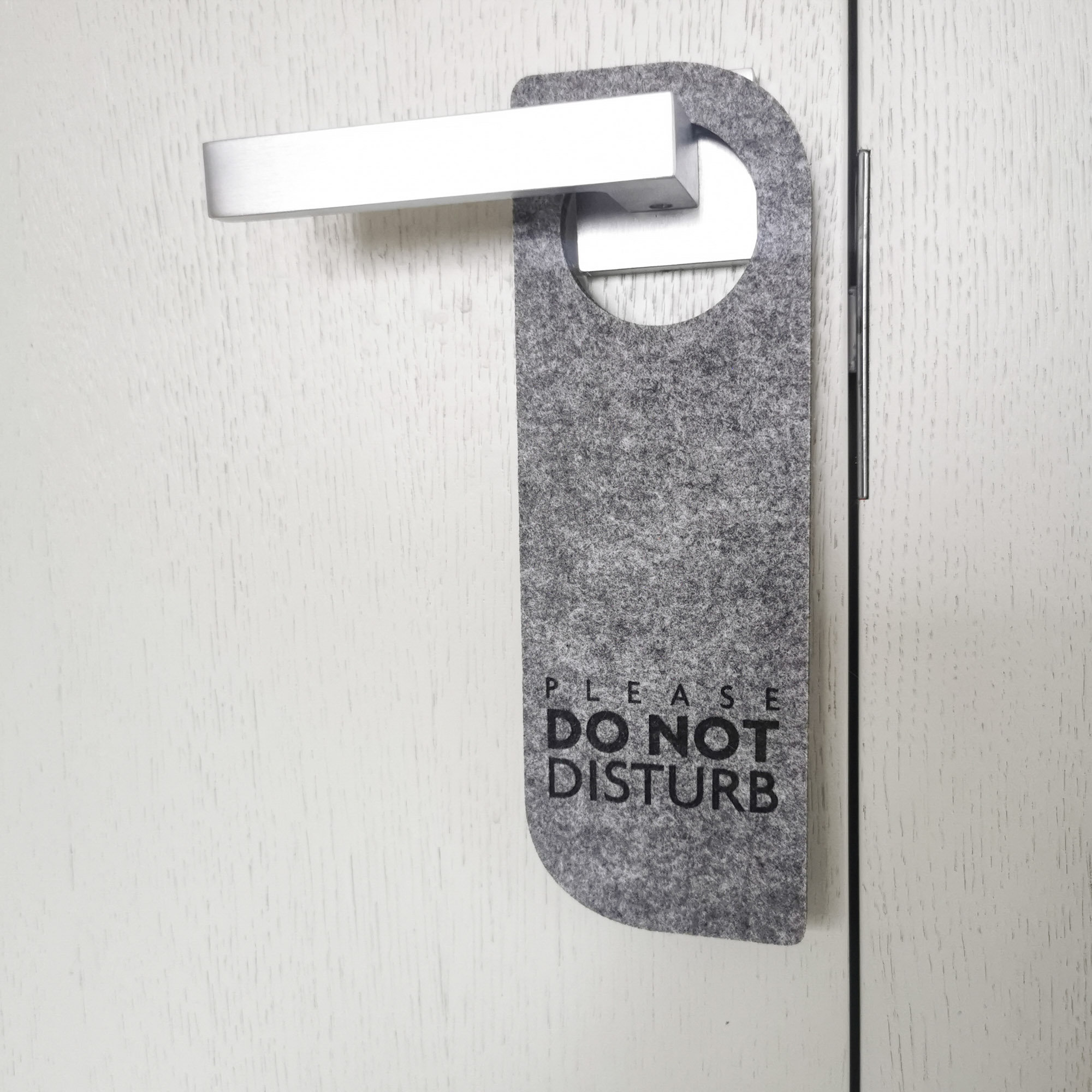 Handmade Double Sided Felt Door Sign 'please Do Not Disturb' and ...