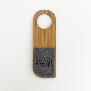 Hotel Signage - Wood and Felt Door Sign, Dual-sided 'please Make up the ...