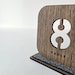Wooden Table Number Signs With Stand for Restaurant, Rustic Wedding ...