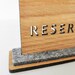 Personalized Reserved Sign for Restaurants and Bars, Custom Wooden ...