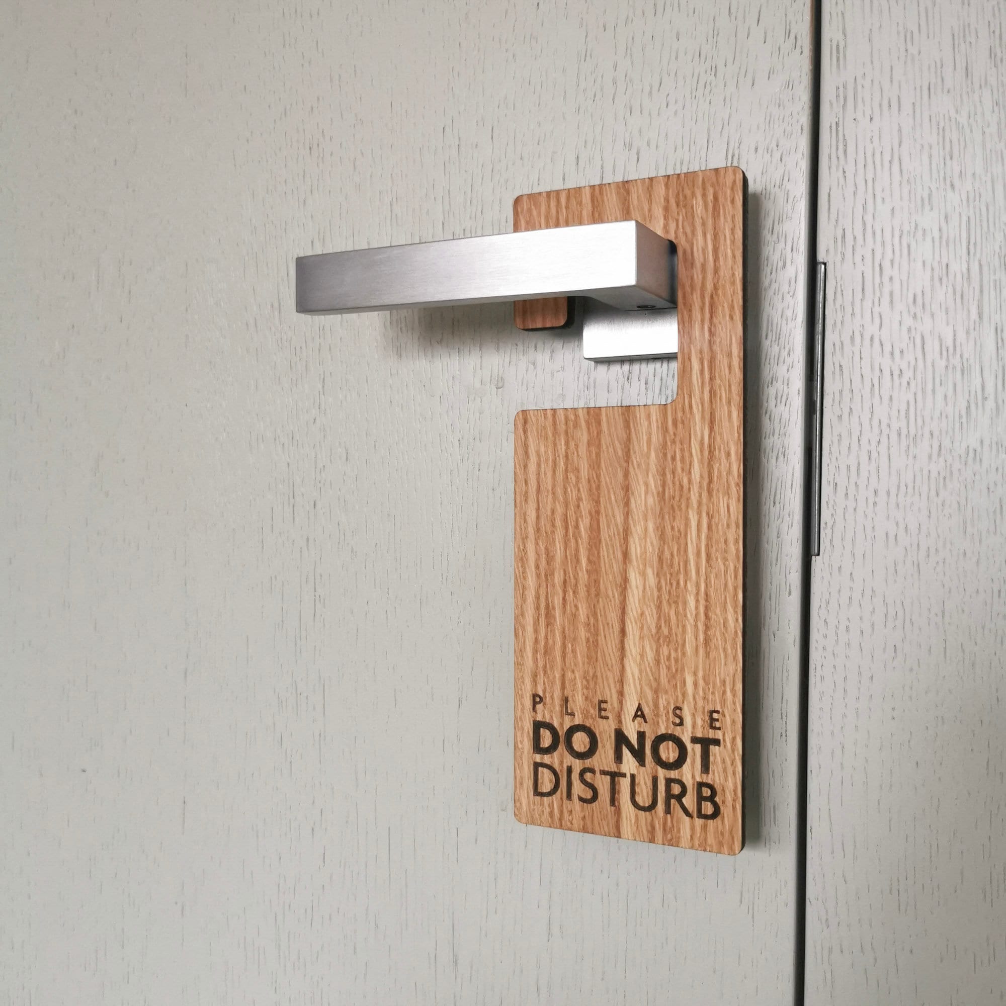 Wood and Felt Door Sign for Hotel Minimalist Design With - Etsy