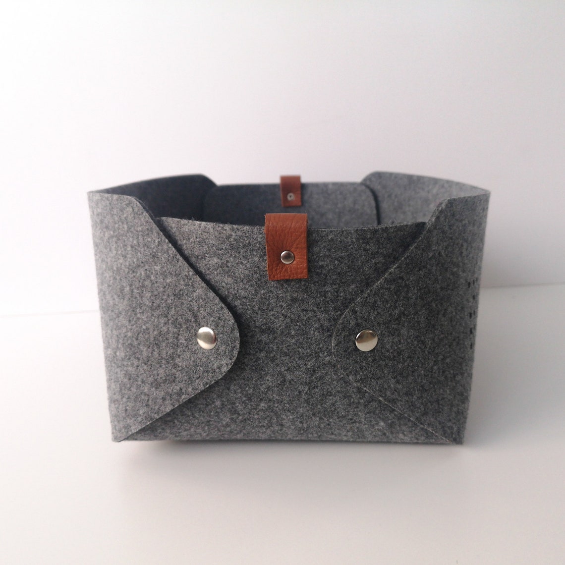 Felt Storage Basket home Sweet Home Household | Etsy