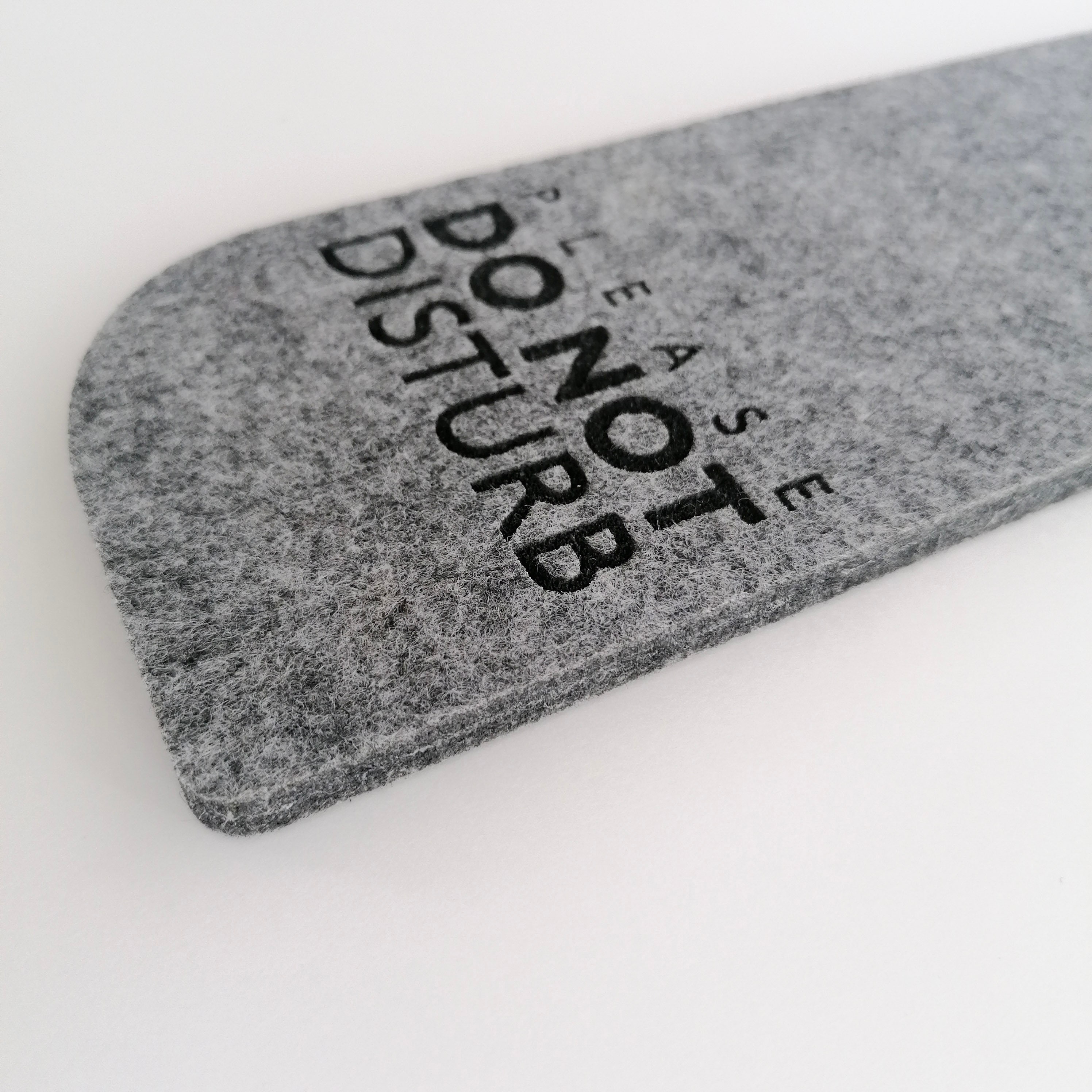 Handmade Double Sided Felt Door Sign 'please Do Not Disturb' and ...