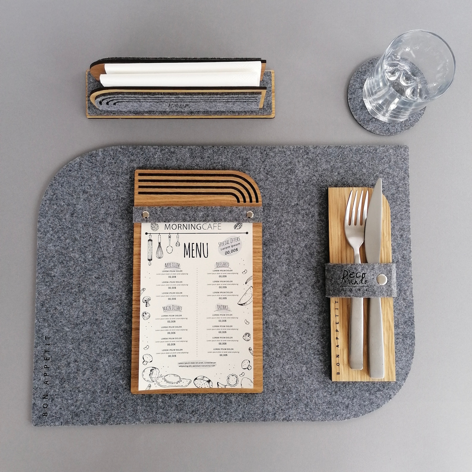 Custom Wooden Menu Holder for Restaurants / Engraved Table - Etsy