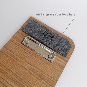 A5/A4 Custom Oak Menu Board With Logo, Professional Restaurant ...