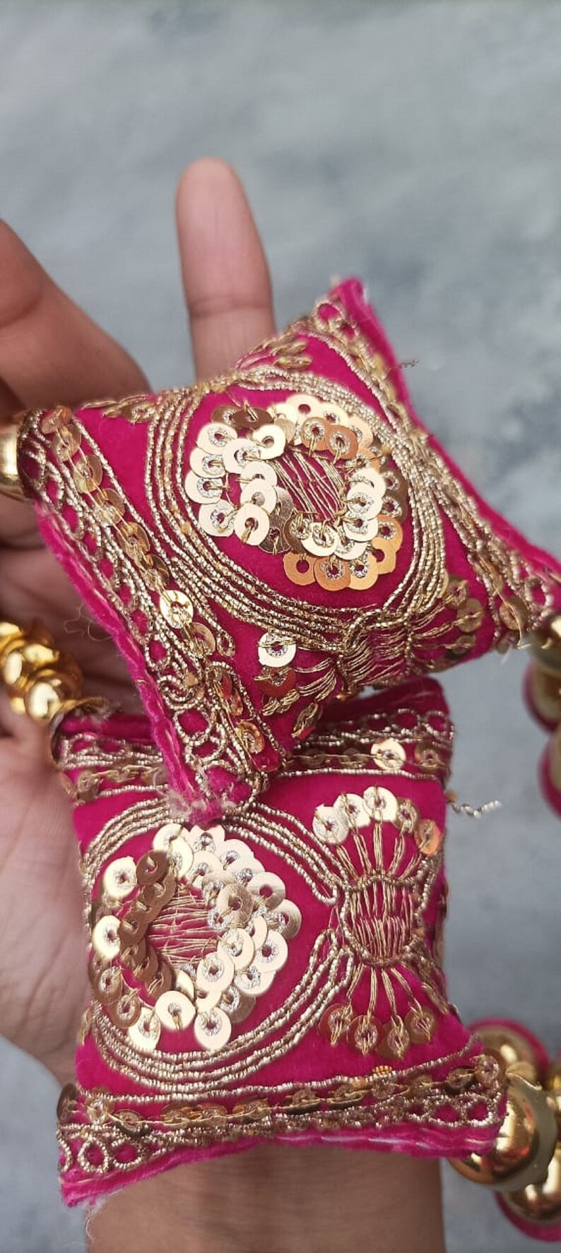 Mithila Root Indian Wedding Lehenga Latkan Craft Sewing Pink & - Etsy