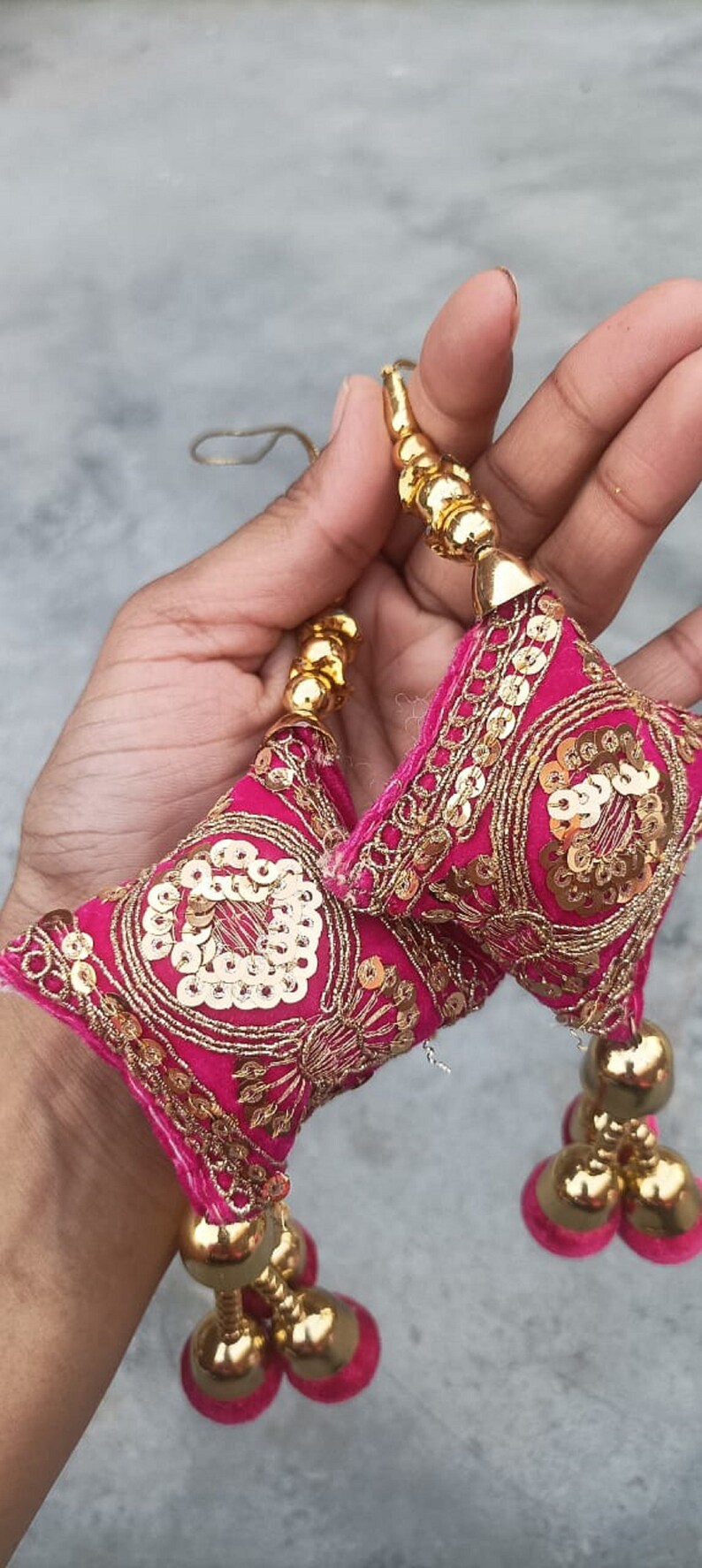 Mithila Root Indian Wedding Lehenga Latkan Craft Sewing Pink & - Etsy