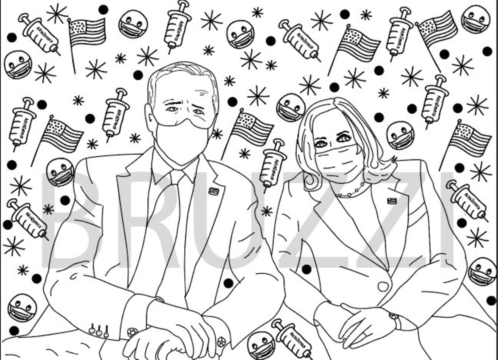 Joe Biden Coloring Page Coloring Pages