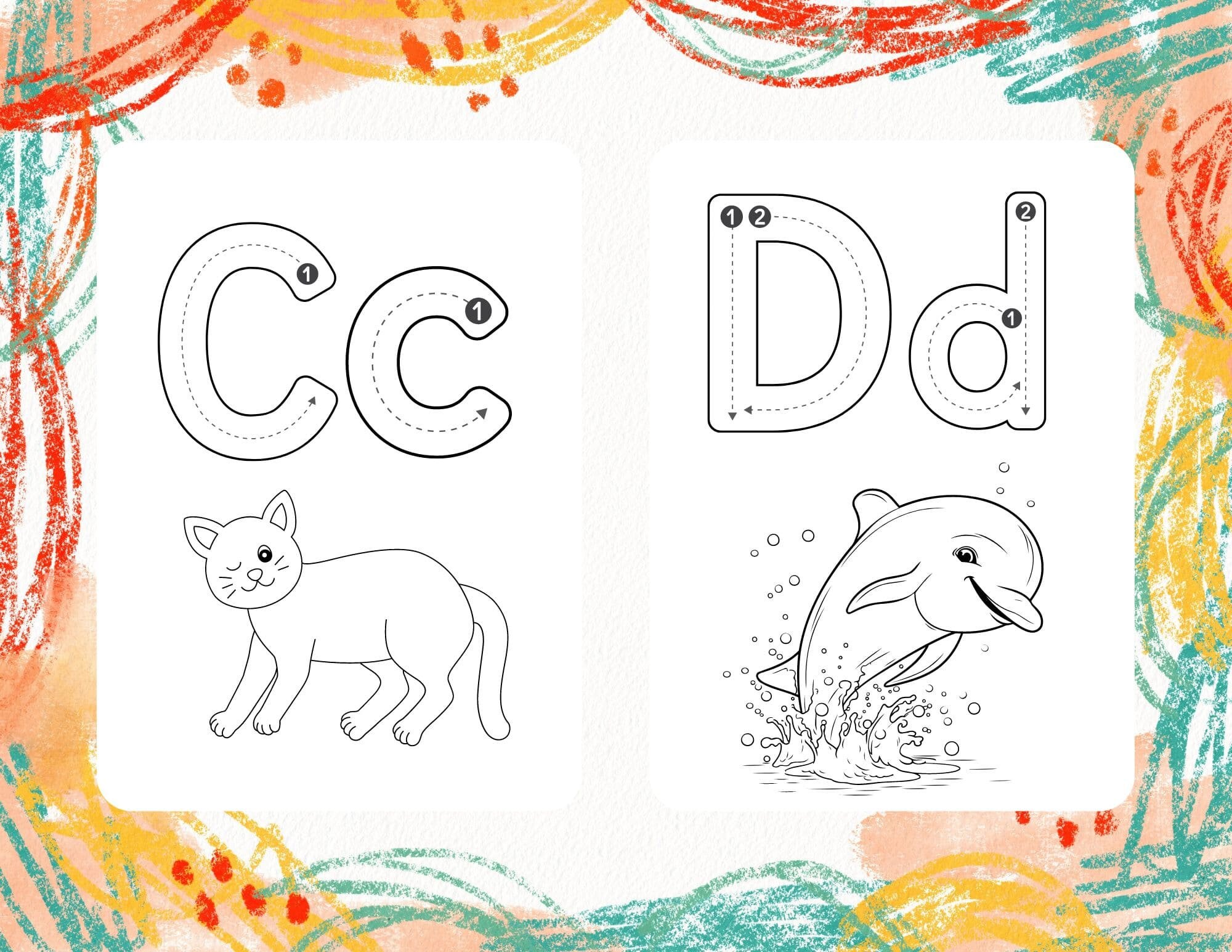 Colorful Letters: Whimsical Alphabet Delights for Kids - A Printable ...