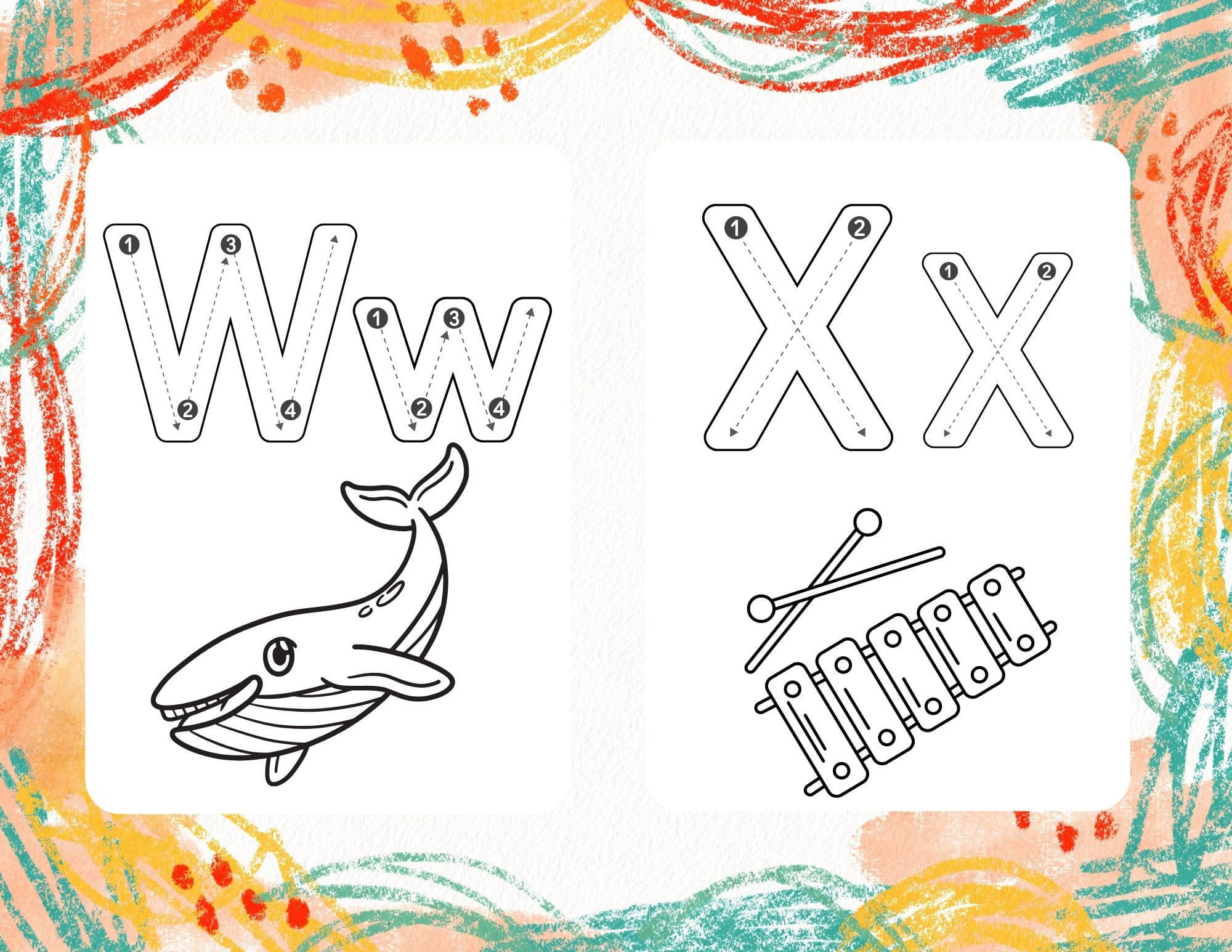 Colorful Letters: Whimsical Alphabet Delights for Kids - A Printable ...