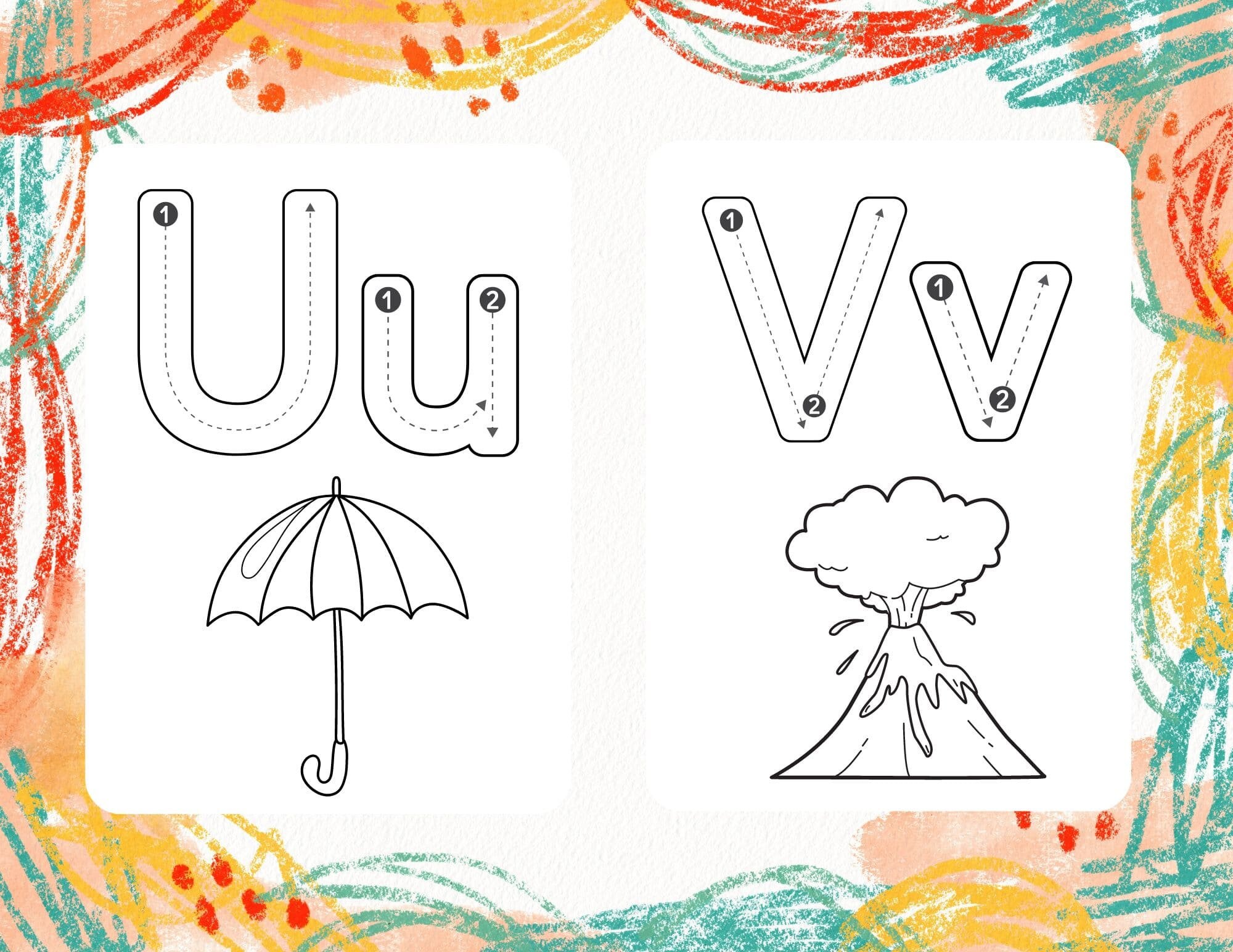 Colorful Letters: Whimsical Alphabet Delights for Kids - A Printable ...