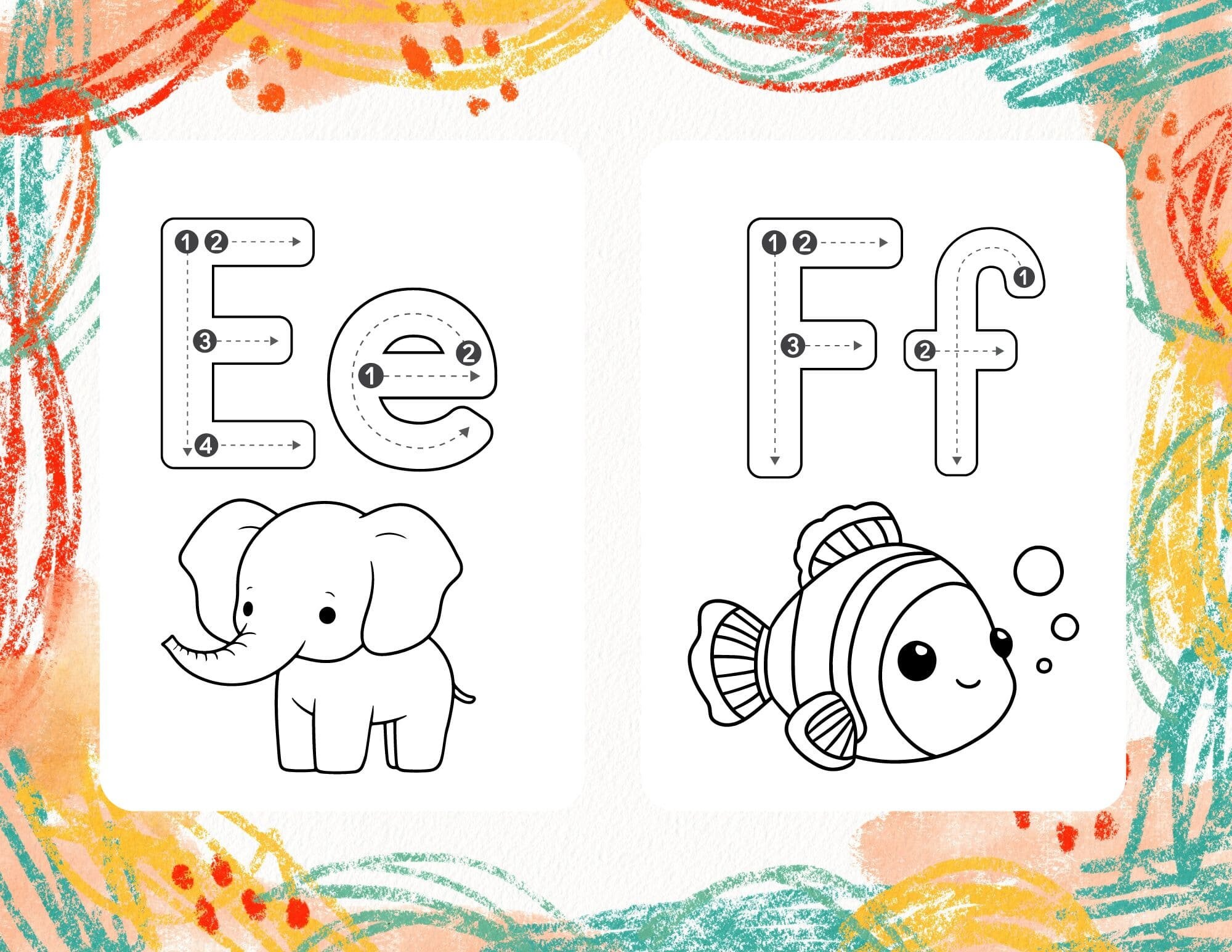 Colorful Letters: Whimsical Alphabet Delights for Kids - A Printable ...