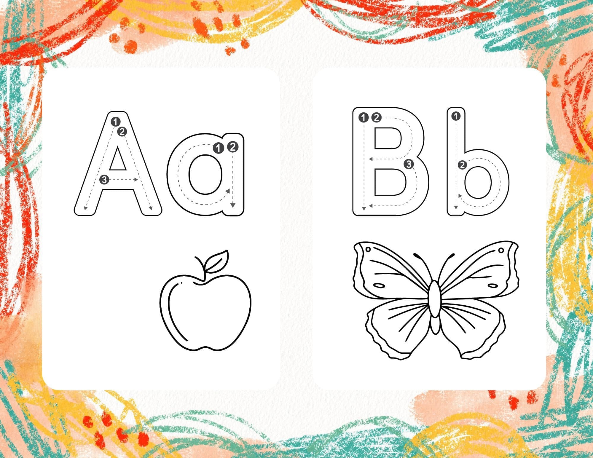 Colorful Letters: Whimsical Alphabet Delights for Kids - A Printable ...