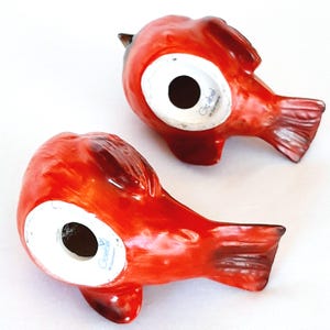 Goebel Red Birds Porcelain Figurines Set of 2 Vintage Made in West ...