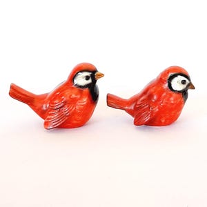 Goebel Red Birds Porcelain Figurines Set of 2 Vintage Made in West ...